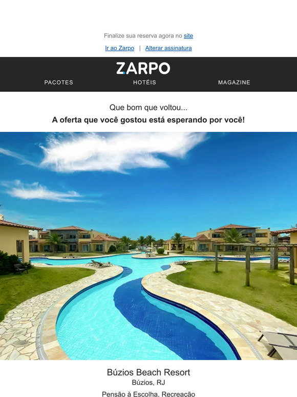 Zarpo: Vamos fechar? Búzios Beach Resort | Sua última cotação no Zarpo ...