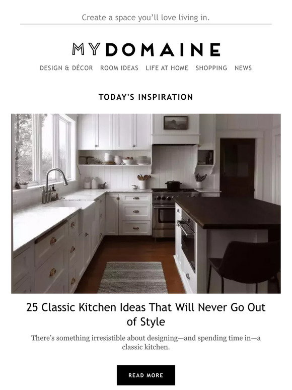 MyDomaine: 25 Classic Kitchen Ideas That Will Never Go Out of Style ...