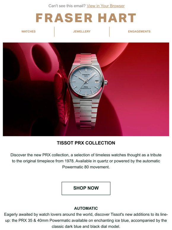 Fraser Hart: Tissot PRX | Milled