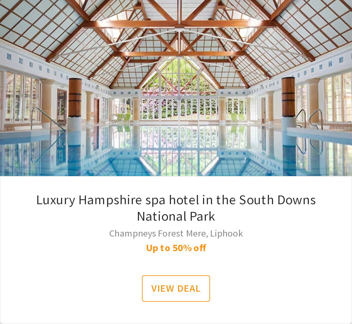 Secret Escapes: QUICK, Champneys Forest Mere is back! 🍃 | Milled