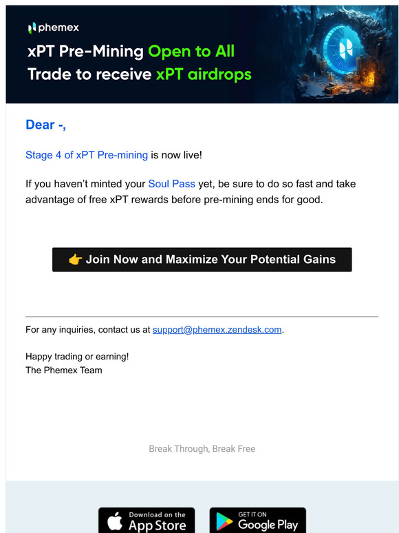 Phemex: 🚀 Pre-Mining Stage 4 is LIVE! | Milled