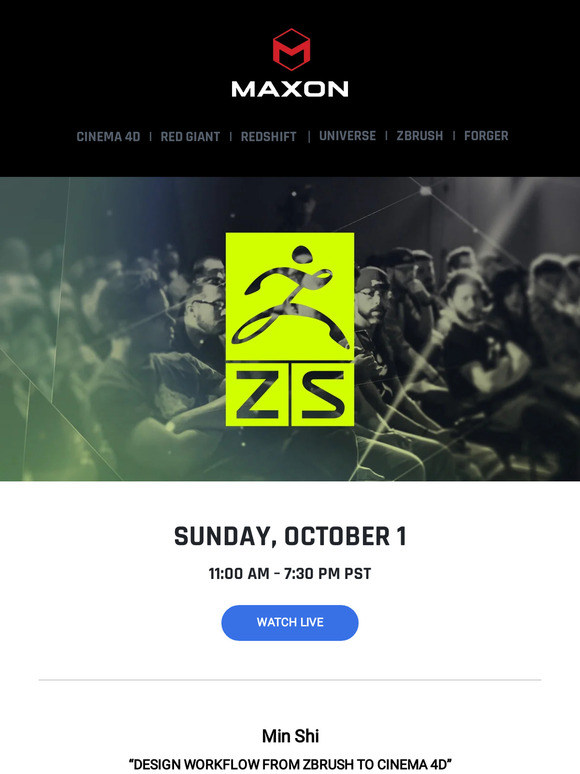 Maxon: 2023 ZBrush Summit Day 3 – Presentation Lineup | Milled