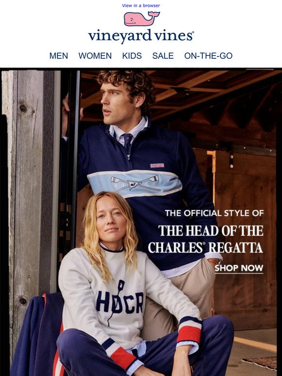 Vineyard Vines: EXCLUSIVE Head Of The Charles Styles Are Here | Milled