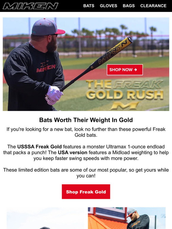 Miken Sports: Join The Freak Gold Rush | Milled