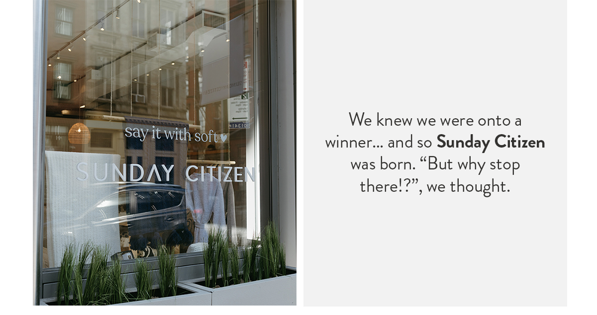 Sunday Citizen: Our World-Famous Comforter | Milled