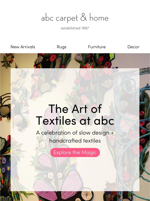 ABC Carpet & Home: The Art of Textiles at abc | Milled