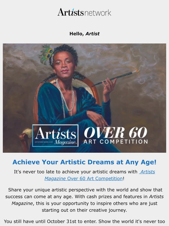 Artists Network: Achieve Artistic Greatness After 60 - Here's How ...
