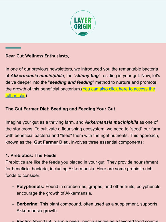 Layer Origin Nutrition: How to increase Akkermansia using the gut ...