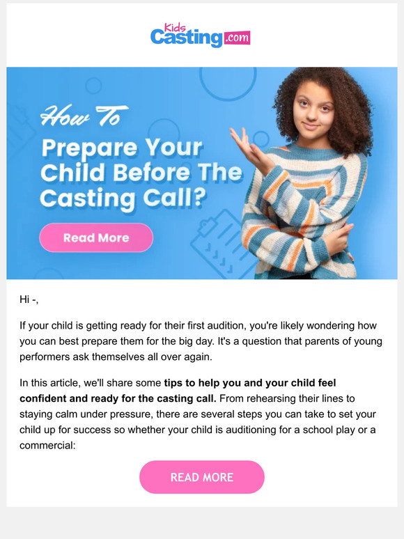 KidsCasting: How to Prepare Your Child Before the Casting Call? | Learn ...