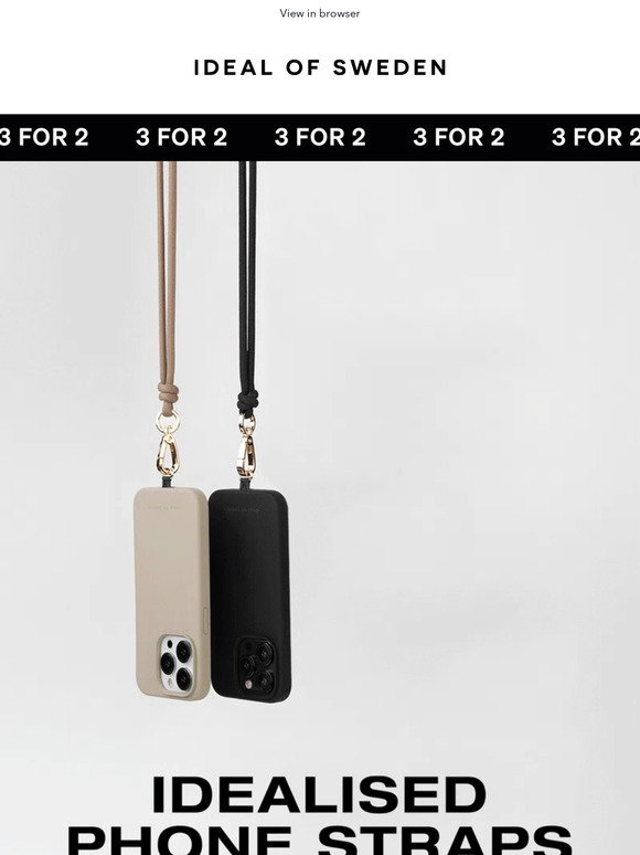 iDeal Of Sweden: Phone Straps in NEW designs & colours! | Milled