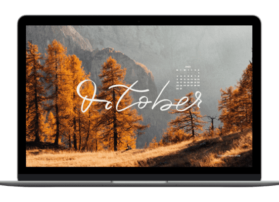 The Everygirl: Free, Downloadable Tech Backgrounds for October 2023 ...