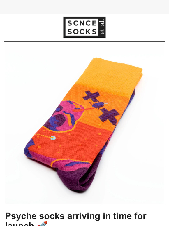 ScienceSocks et al (US): Psyche socks in time for liftoff | Milled