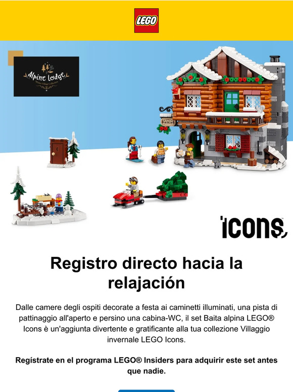 LEGO: Nuevo Refugio alpino de LEGO® Icons | Milled