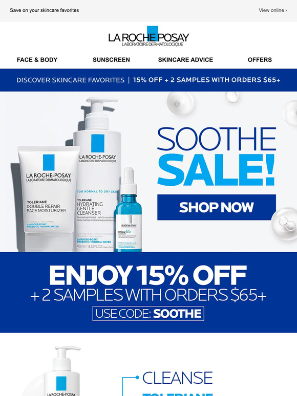 La Roche-Posay: The Soothe Sale starts today! | Milled