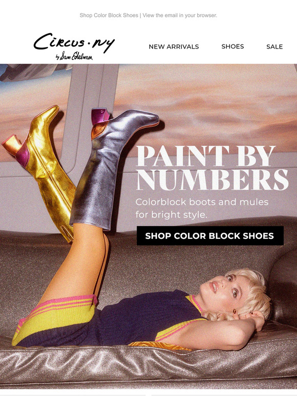 Circus by Sam Edelman: Color block it when you can't choose just one ...