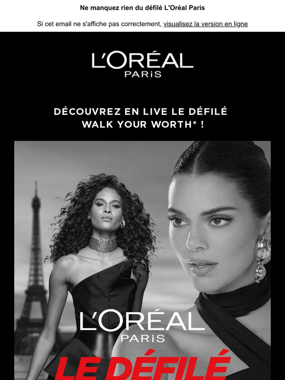 L'Oréal Paris: LIVE 🎥 Suivez le défilé Walk your worth* en direct | Milled