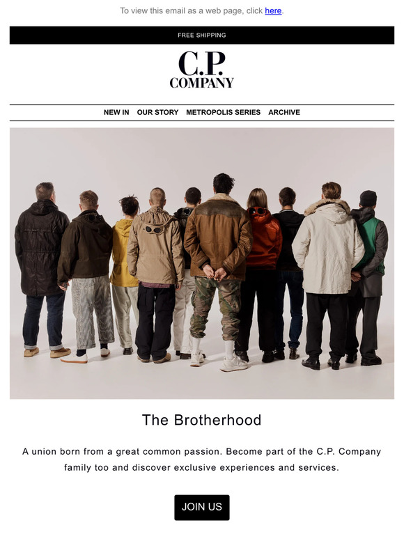 C.P. Company: The Brotherhood: Become part of our family | Milled