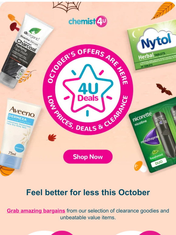 Chemist 4 U: Save Big with New 4U's Deals! 🤩 | Milled
