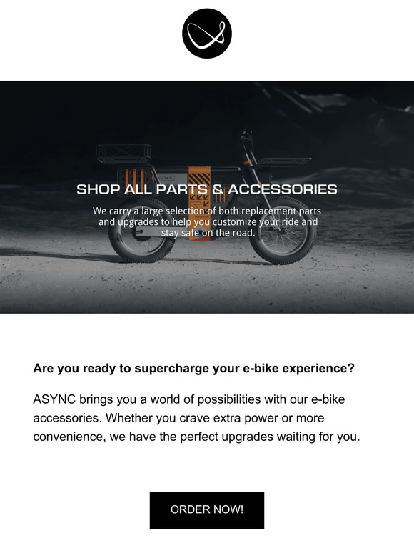Async Bikes: Accessories to upgrade your A1 | Milled