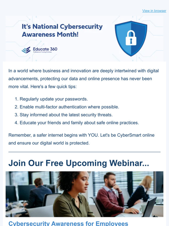 Project Management Academy: Quick Tips for CyberSecurity Awareness ...