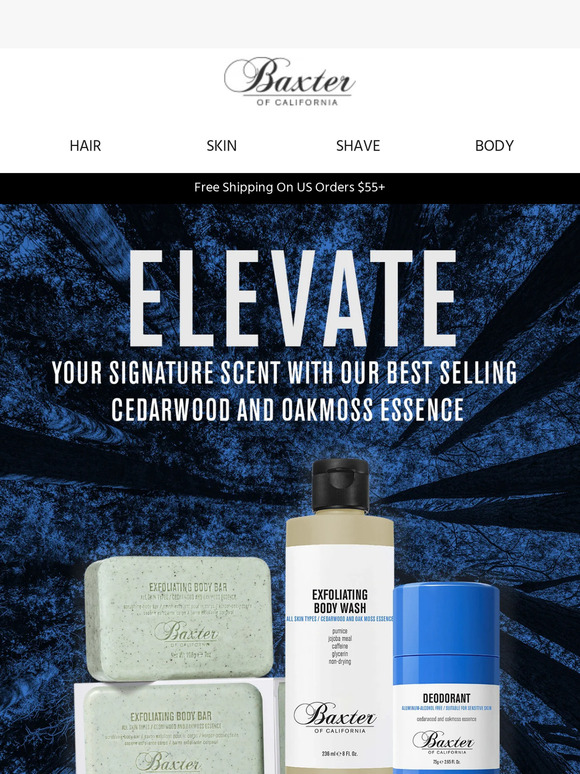 Baxter of California: Elevate your signature scent 🌳🌳🌳 | Milled