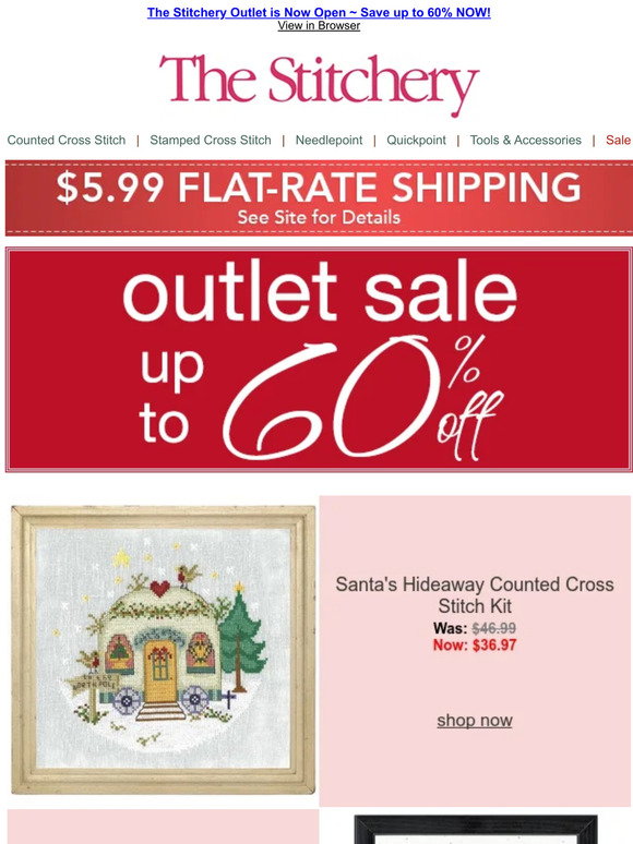 Stitchery: Kits, Tools & So Much More in the Outlet! | Milled