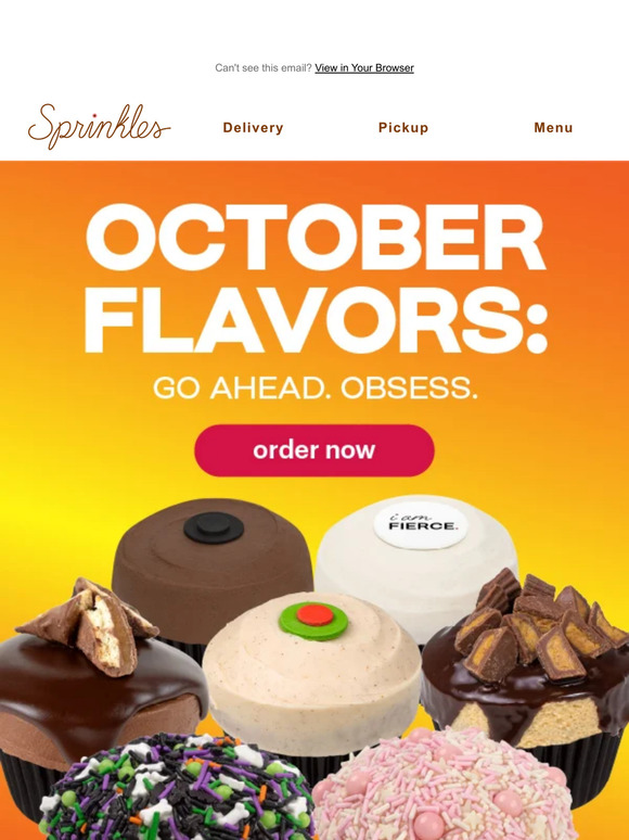Sprinkles: October's Flavor Fest is Here! 🍂 | Milled