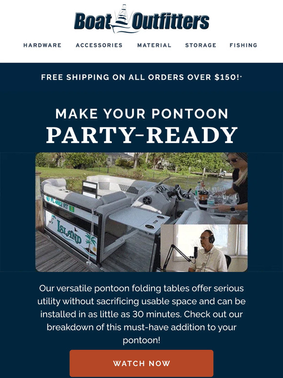 Boat Outfitters: Need more space to entertain in your pontoon? | Milled