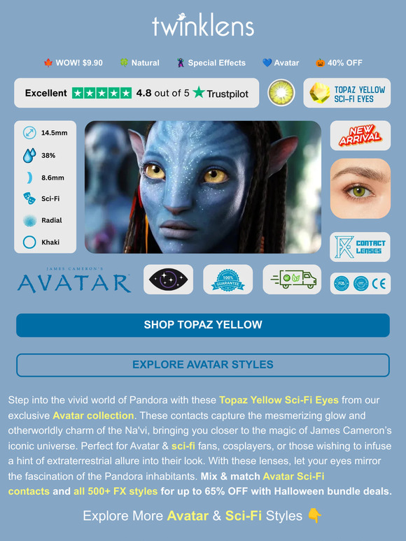 Twinklens: 💙 Step into Pandora & Unveil the Avatar Glow with Topaz ...