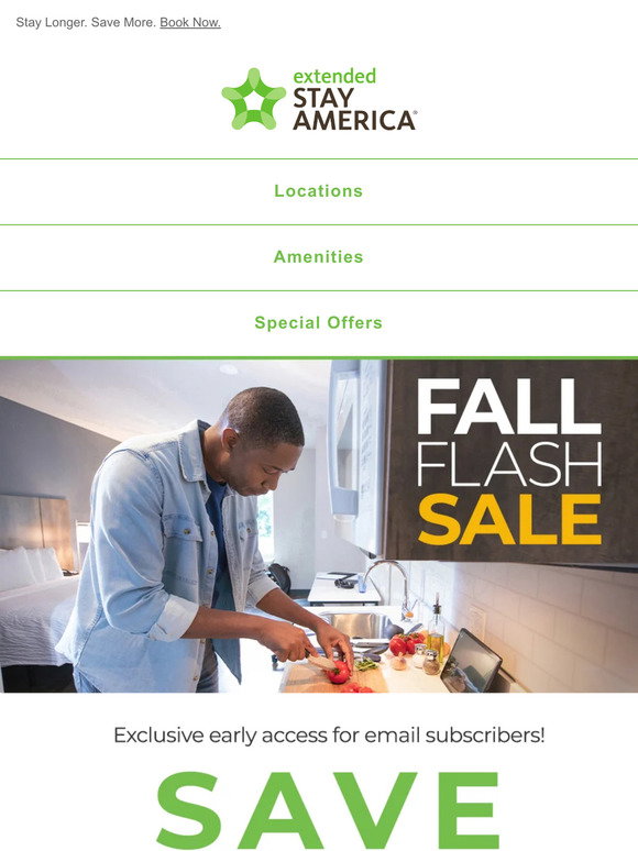 Extended Stay America: Early access to Flash Sale! | Milled