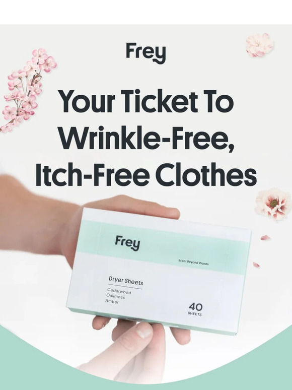 Frey: Say Goodbye to Itchy Clothes and Ironing Woes | Milled
