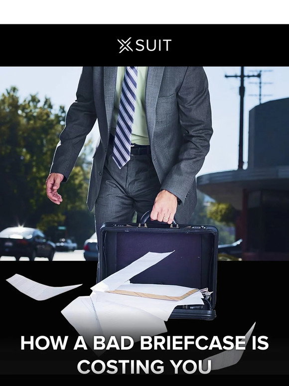 X Suit: Does your briefcase have this? | Milled