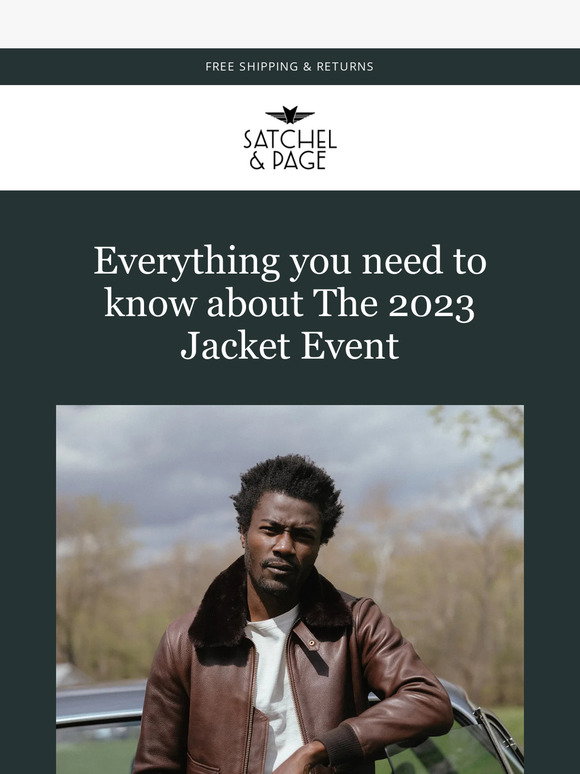 Satchel & Page: Sneak peek: The 2023 Jacket Event 🍂 | Milled