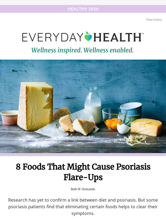 Lifescript: 8 Foods That Might Cause Psoriasis Flare-Ups | Milled