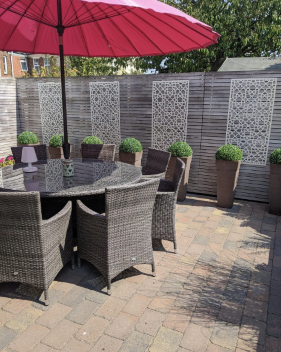 Screen With Envy: £40 for 2 Grey Medium Alhambra Screens | Milled