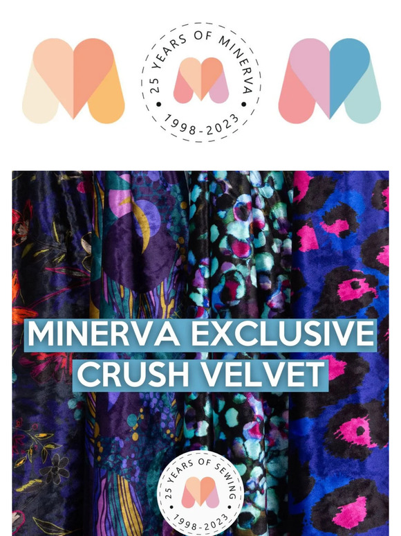 Minerva: Discover our new Minerva Exclusive Crush Velvet! | Milled