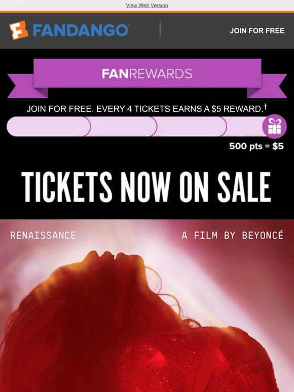 Fandango: Tickets Now On Sale | Milled