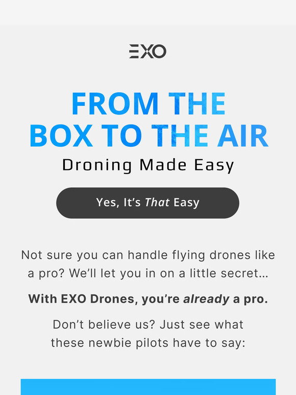 EXO Drones: Ready to become a master drone pilot? | Milled
