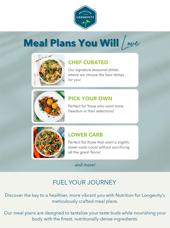 Nutrition for Longevity: Unlock Your Healthier, Happier You with Our ...