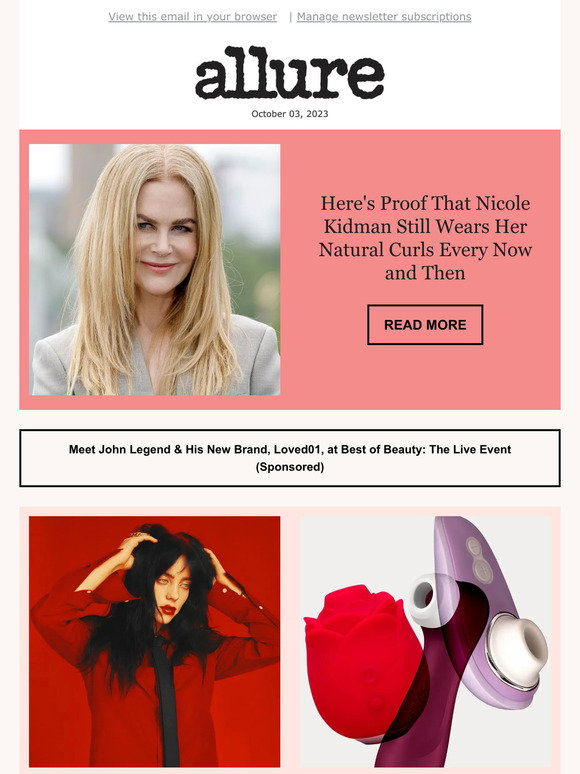Allure: Nicole Kidman Gave Us a Rare Glimpse of Her Natural Curls | Milled