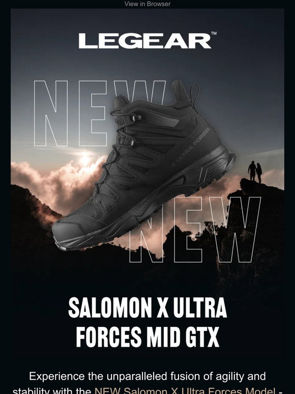 LEGEAR: The NEW Salomon X Ultra Forces Mid GTX | Milled