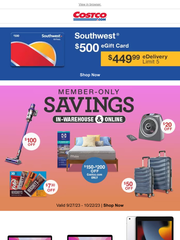 Costco: Fall Deals Delivered to Your Door | Milled