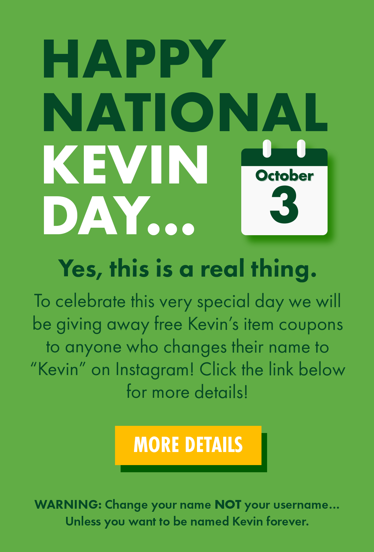 Kevin's Natural Foods: It’s National Kevin Day! (yup, really!) | Milled