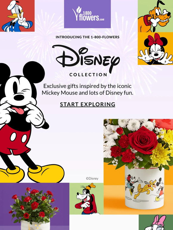 1-800-Flowers: Our New Disney Collection Is Here | Milled