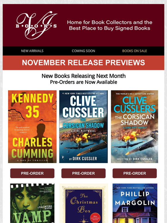 VJ Books: Your First Look at November Releases: Phillip Margolin ...