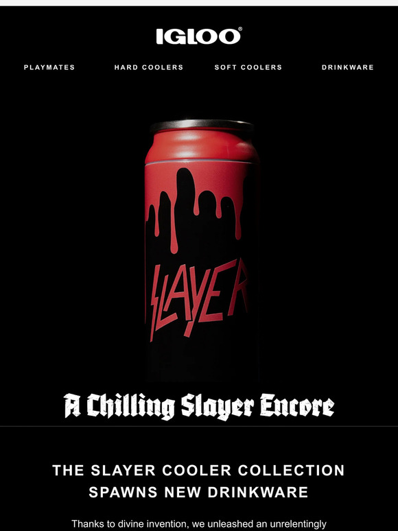 Igloo-Store.com: 🤘A chilling Slayer encore: New drinkware…🤘 | Milled