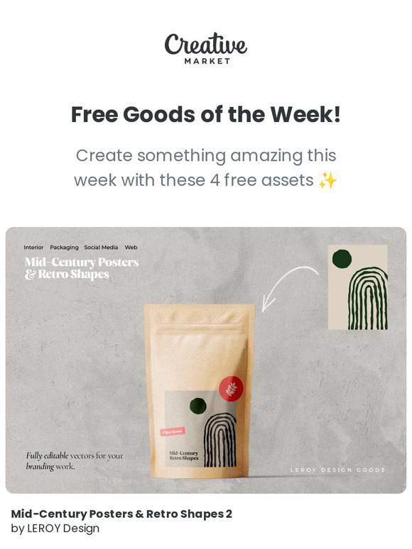 Creative Market: Grab FREE design assets (up to $1,000 value) before ...