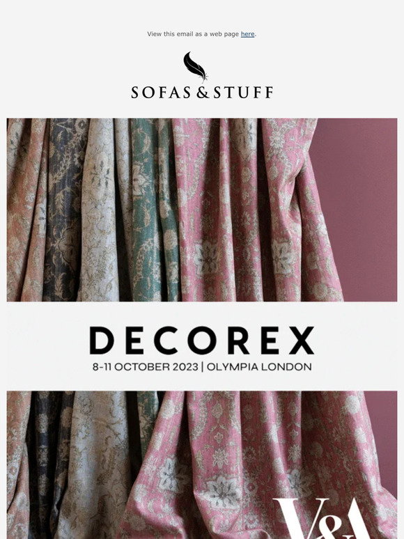 Sofas and Stuff: Join us at Decorex this year for an exclusive preview ...