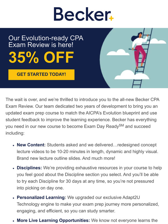 Becker: The wait is over! Introducing Becker’s Evolution-ready CPA Exam Review | Milled