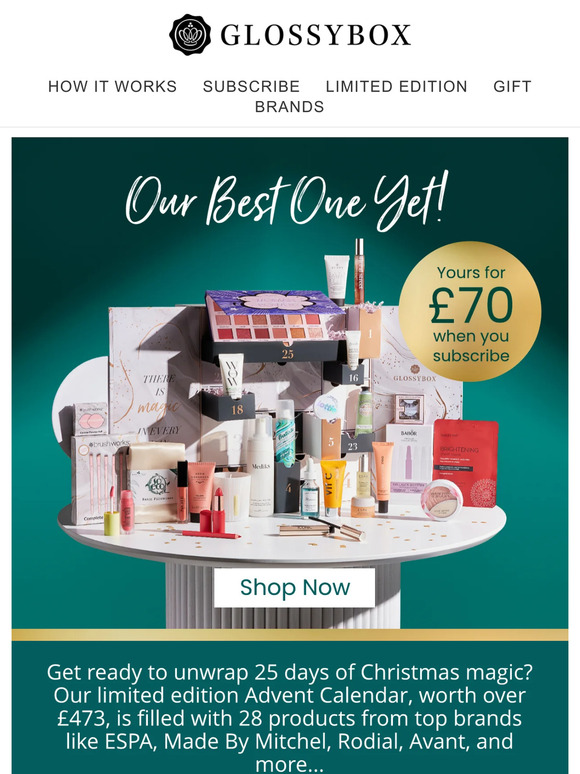 Glossy Box: Fancy 25 Days Of Presents? 🎁 | Milled